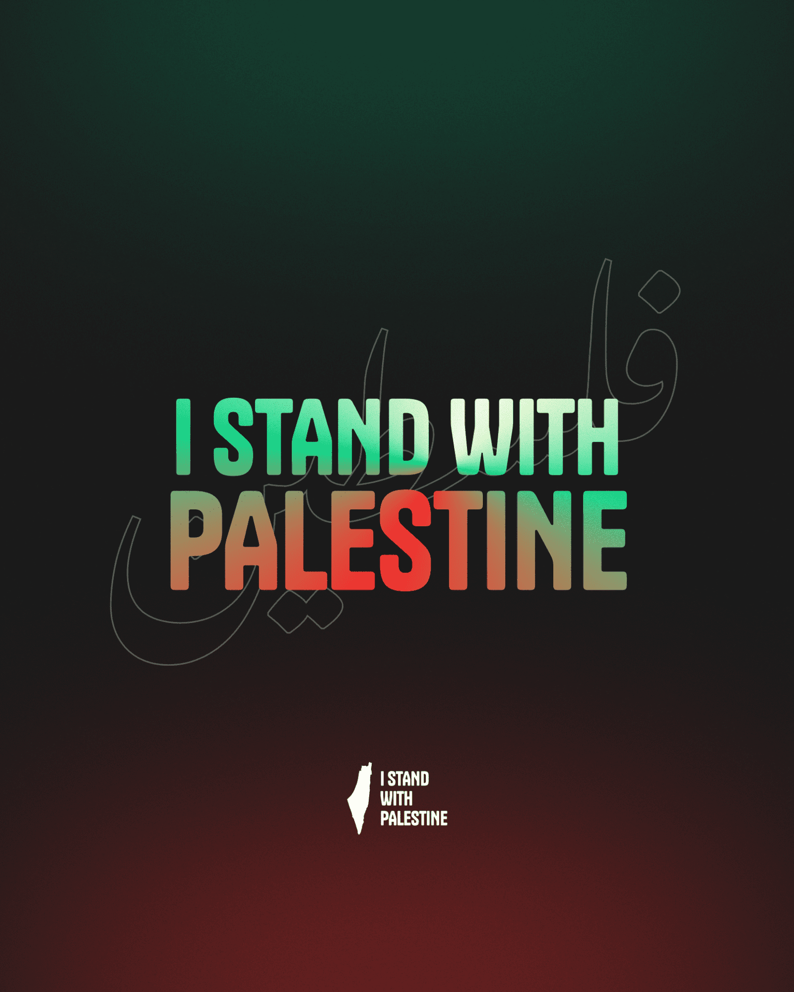 I Stand With Palestine • Download Free Palestine Protest Graphics • RZV ...